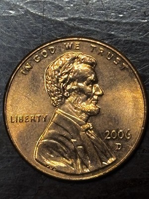 2006 D Lincoln Penny Error Coin Double Die Obverse/ Reverse ...