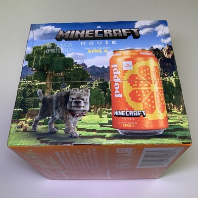 Minecraft Poppi Orange 4-Pack 12oz. Prebiotic Soda - NIB | eBay
