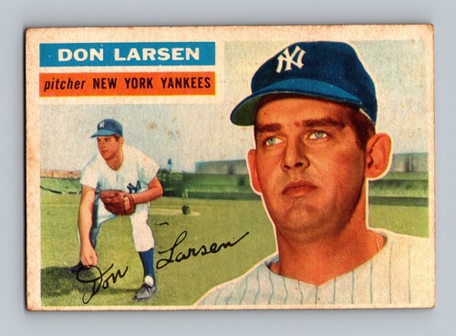 1956 Topps #332 Don Larsen GD-VG Vintage Baseball Card | eBay