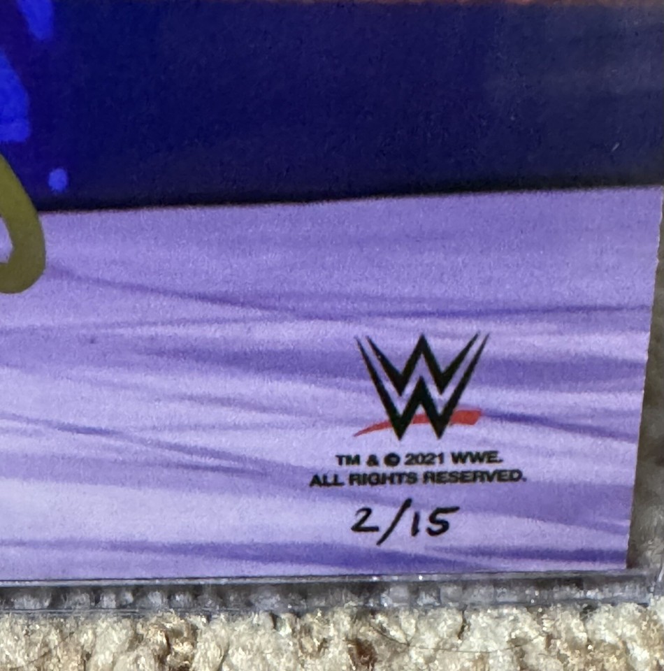 Liv Morgan and Ruby Riott SIGNED 8x10 Photo WWE Authentic Gold Variant ...