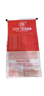 Steve Yzerman Retirement Banner | eBay