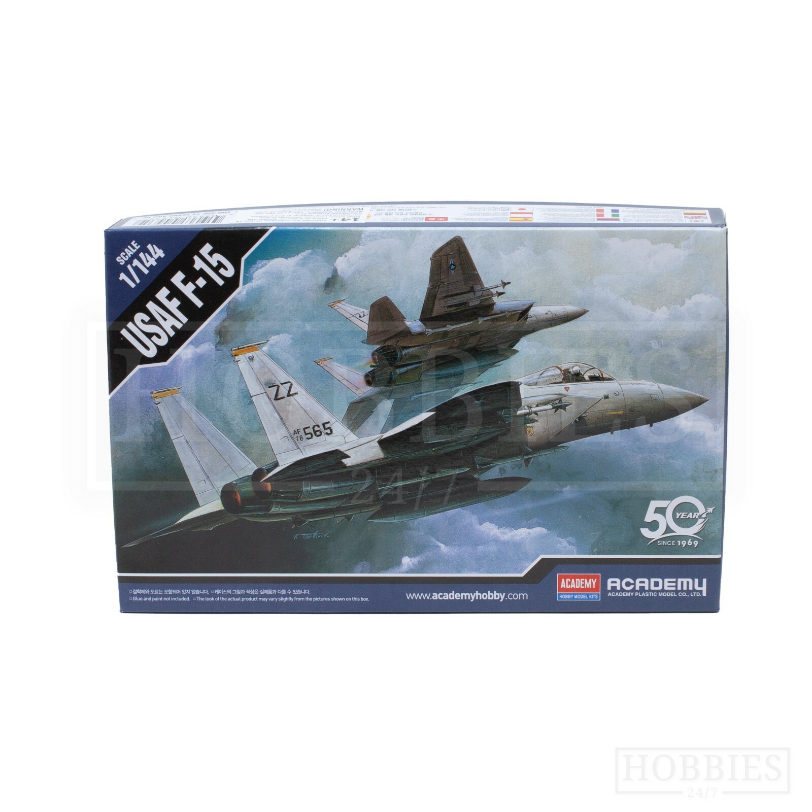 Academy 1/144 Scale Model Kits Jet Fighters F4F F16 F14 Mig -23 M29 ...