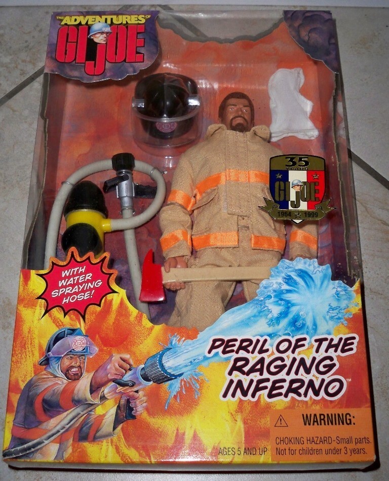 GI Joe Adventures PERIL OF THE RAGING INFERNO 1999 12" Action Figure 35 ...