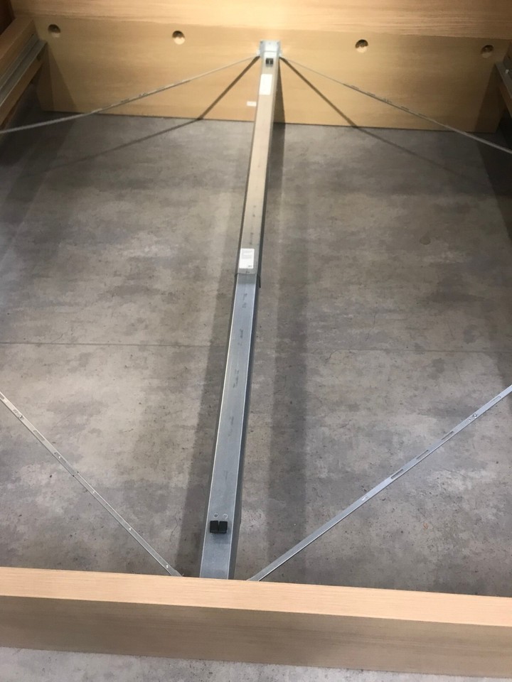 IKEA Skorva Bed Mid-beam Central Support Galvanised Adjustable Length ...