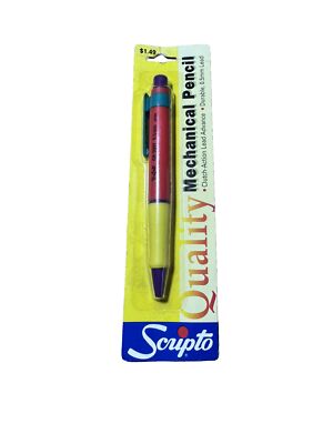 VINTAGE SCRIPTO 1992 Clutch Action Mechanical Pencil 0.5mm Lead Japan ...