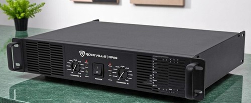 Rockville RPA9 3000 Watt Peak / 800w RMS 2 Channel Power Amplifier Pro ...