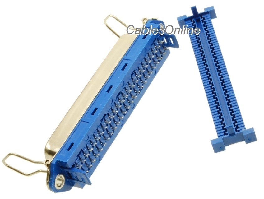 Centronics 50-Pin IDC Type Female CN50 Crimp Connector for Ribbon Cable ...