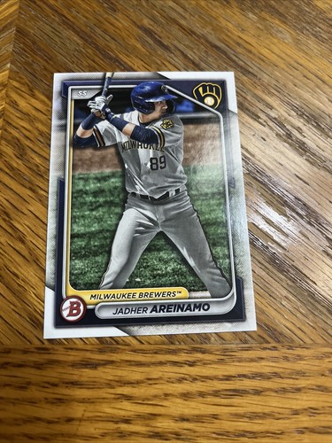 2024 Bowman Prospect #BP-2 Jadher Areinamo - Milwaukee Brewers | eBay