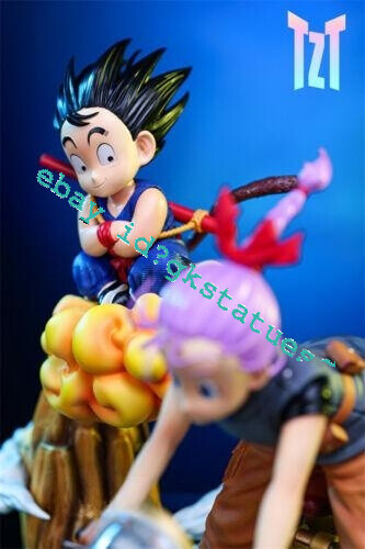 TZT Studio Dragon Ball Motor Bulma Resin Statue Child Goku Pre-order 1/ ...