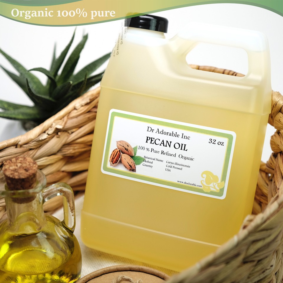Premium Pecan Oil 100% Pure Organic Cold Pressed Best Fresh 2 oz up to ...