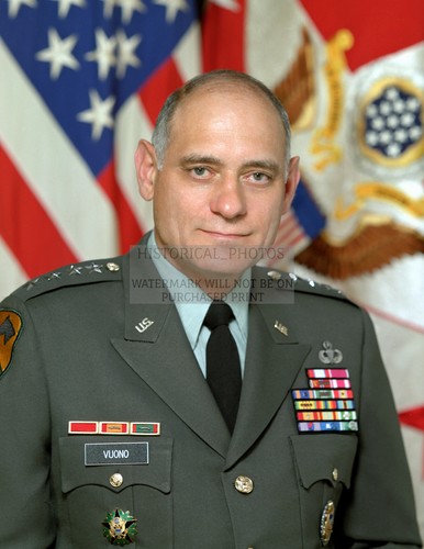 GENERAL CARL VUONO MILITARY PORTRAIT 1987 8.5X11 CANVAS PHOTO | eBay