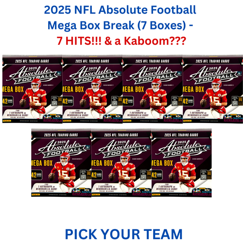Buffalo Bills 2025 NFL Absolute Football Mega Box (7X)-PYT Break #1041 ...