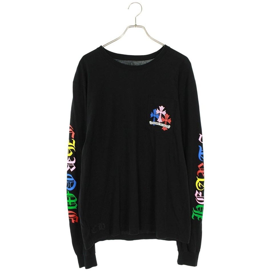 Chrome Hearts MLTCOL CEM CRS LS Multi Sematary Cross Print Long Sleeve ...
