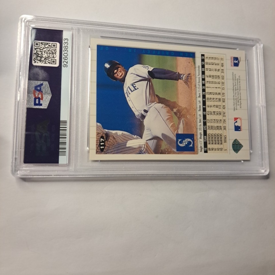 1994 Upper Deck Collectors CHOICE KEN GRIFFEY JR GOLD SIGNATURE #117 ...