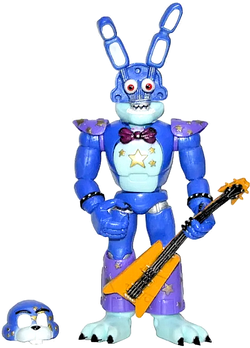 GLAMROCK BONNIE action figure 8" FNAF Five Nights at Freddy's SECURITY ...