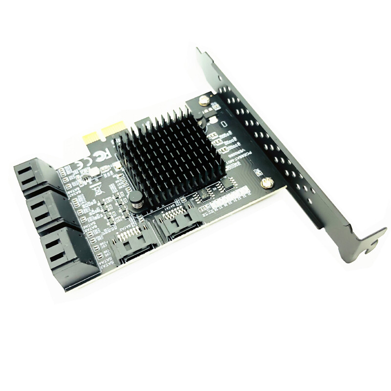 8 Port SATA 3 PCI Express Expansion Card PCI-E SATA Controller Adapter ...