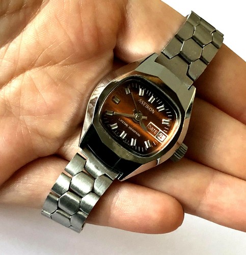 Aseikon Hong Kong Remex Mechanical Watch For Parts Repair St Steel | eBay