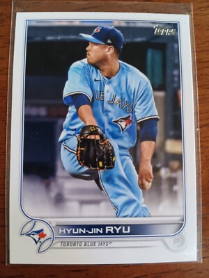HYUN-JIN RYU TORONTO BLUE JAYS 2022 TOPPS BASEBALL CARD #297 | eBay