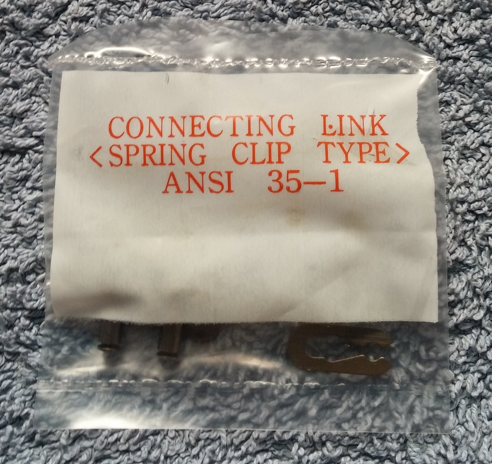 11400 TYCO ROLLER CHAIN #35 Standard Connecting Link (Spring Clip) 35-1 ...