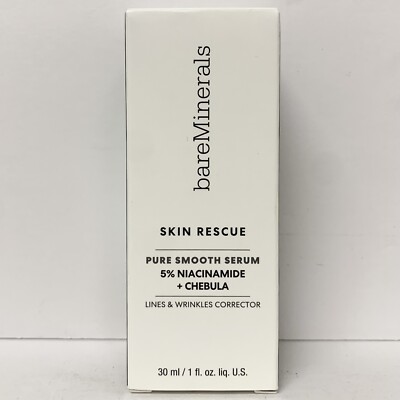 bareMinerals Skin Rescue Pure Smooth Serum Lines and Wrinkles Corrector ...