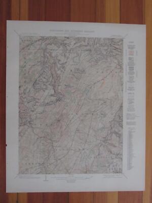 Patton Pennsylvania 1913 Original Vintage USGS Geology Map | eBay