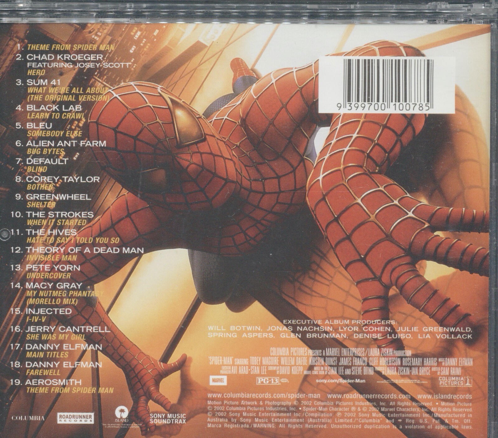 Spider-Man Soundtrack CD 088 | eBay Australia