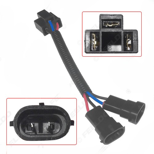 Headlight Adapter Cable H4-21 to H11-11 Female Double Adapter Cable ...