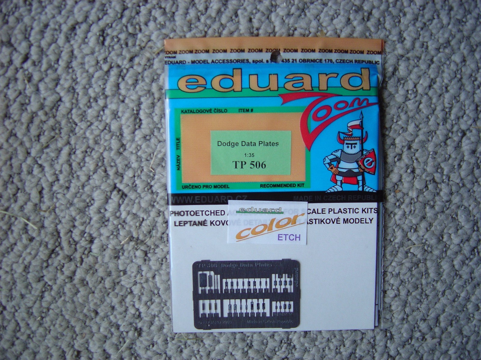 Eduard 1/35 TP506 Wehrmacht Car Licence Plates (WWII) : color | eBay