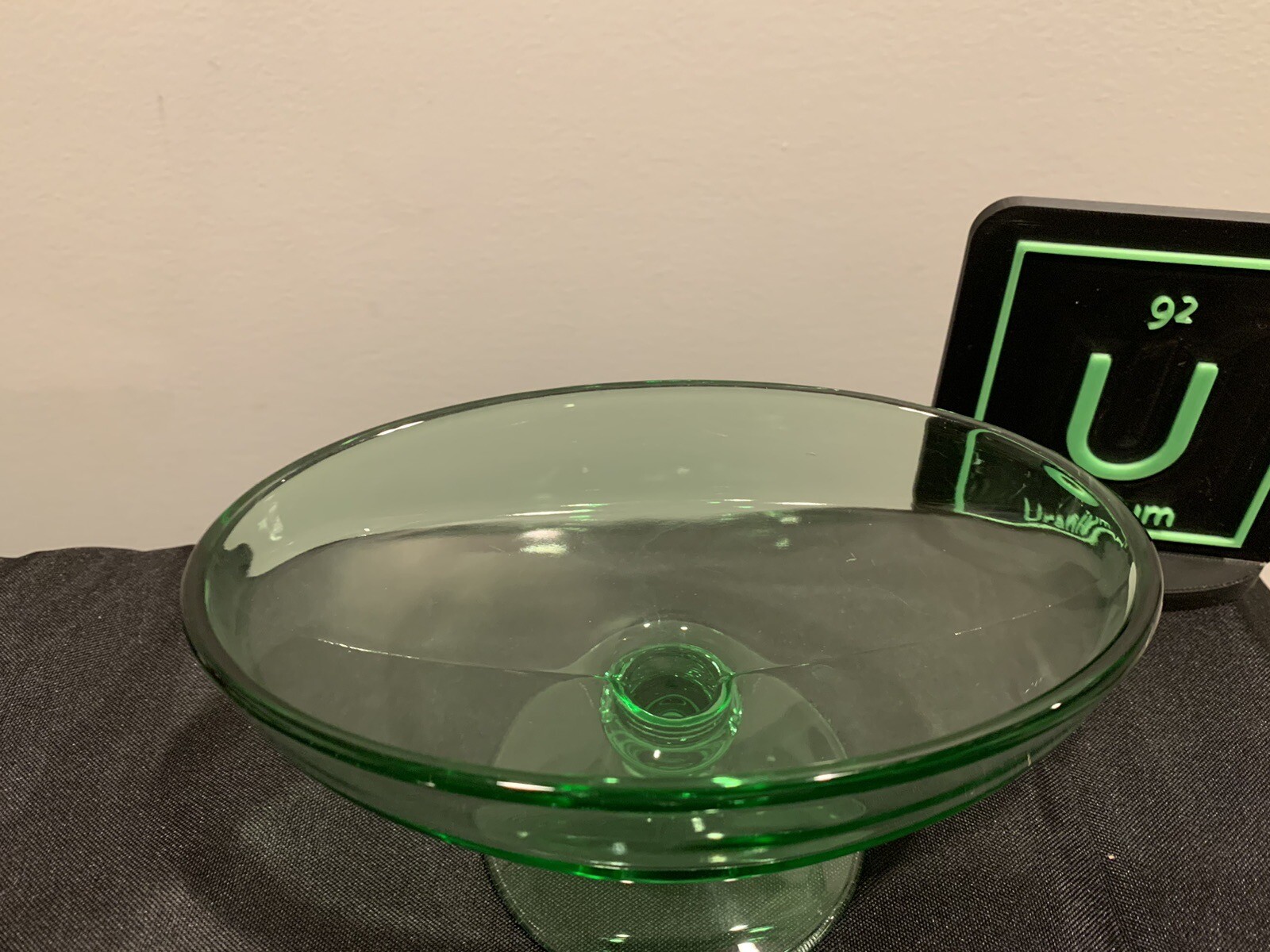 Uranium Glass Candy Dish Near Mint | eBay
