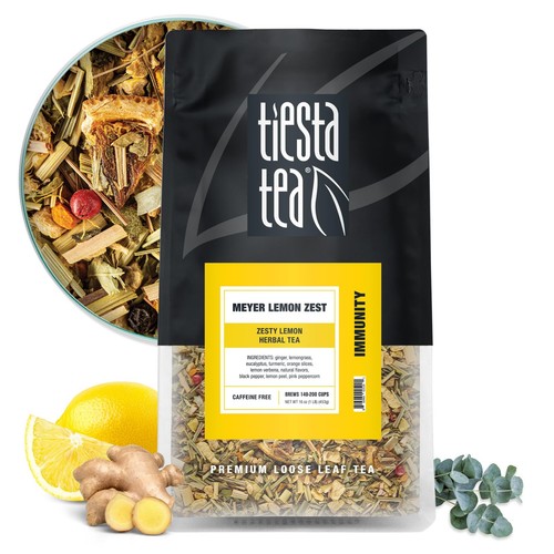 - Meyer Lemon Zest | Loose Leaf | Zesty Lemon Herbal Tea | Premium ...