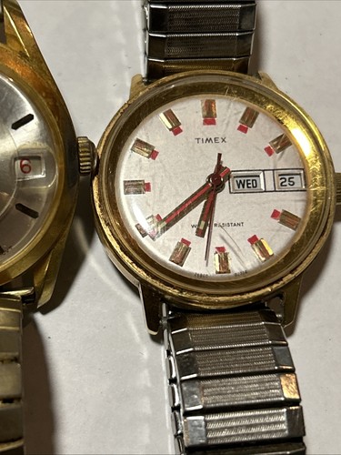 Lot of 4 Vintage Men's Wrist Watches Endura-World Trader-Timex ...