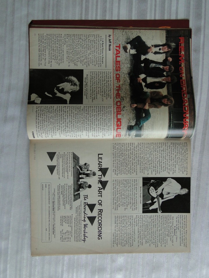 Vintage Magazine Creem Sept 1984 Prince Thompson Twins Night Ranger R.E ...