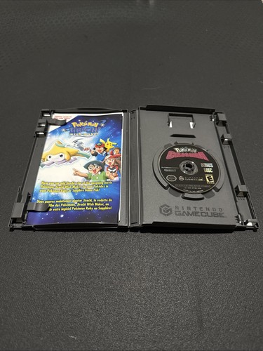 Pokemon Colosseum Bonus Disc Nintendo GameCube 2004 w/ Jirachi Insert ...