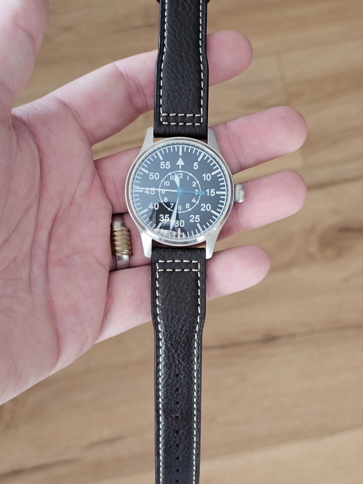 Escapement Time Flieger Pilot Watch 40mm Pt5000 | eBay UK