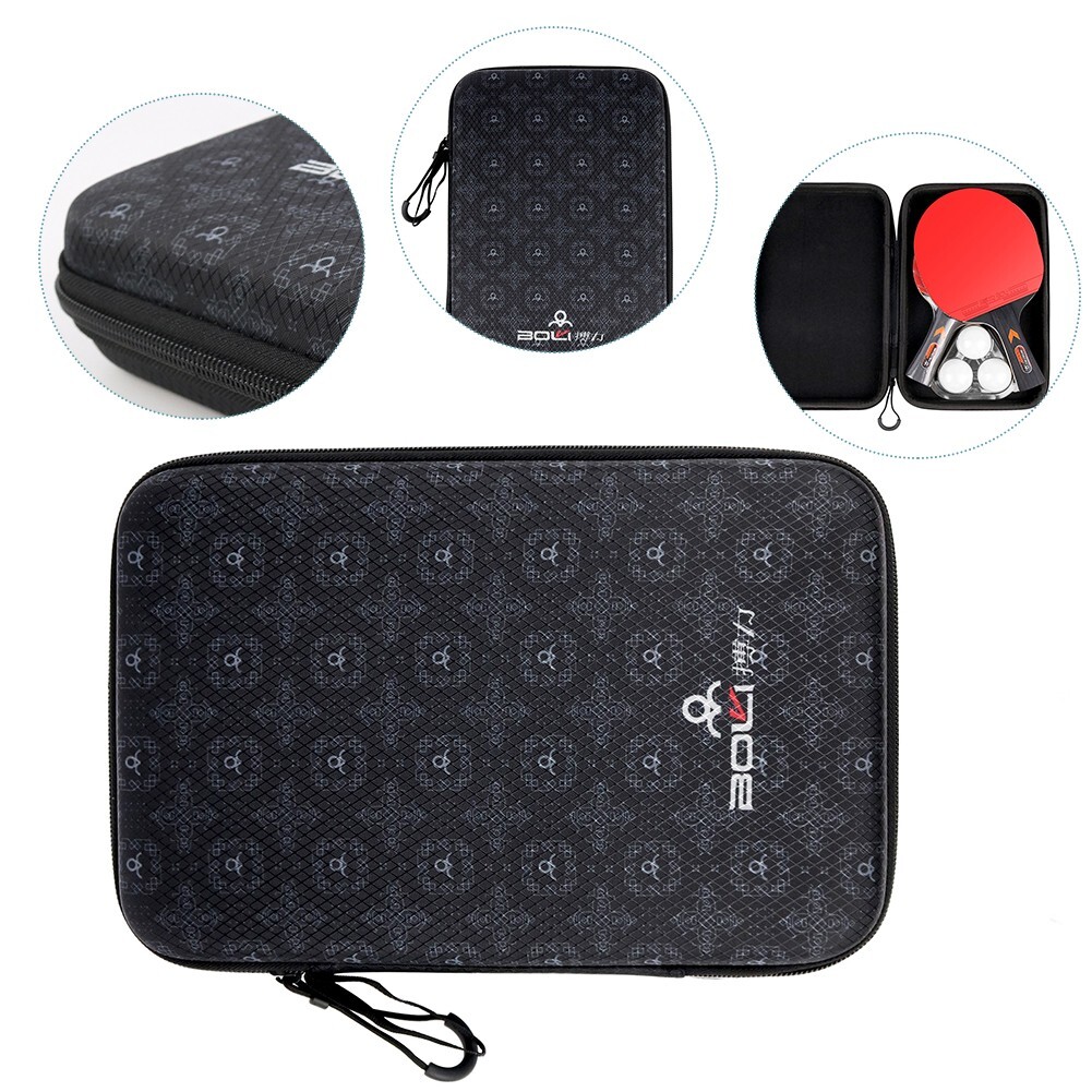 Table Tennis Bat Cover Paddle EVA Bag Racket Cases Zip Pocket Package ...