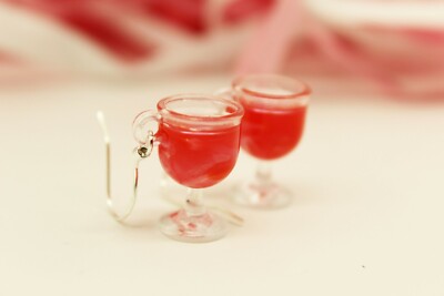 RED COCKTAIL EARRINGS Cute Novelty Aussie Meme Sesh Cool Bogan Party ...
