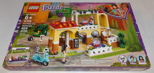 LEGO 41379 Heartlake City Restaurant Friends Emma Ethan Chef scooter ...