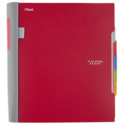 Spiral Notebook + Study App, 5 Subject, College Ruled Paper, Advance ...