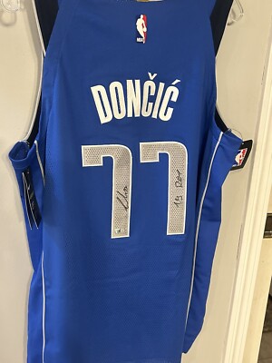 LUKA DONCIC AUTOGRAPHED MAVS AUTHENTIC ROOKIE YEAR INSCRIBED JERSEY ...