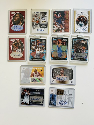 Lot x 36 AUTOGRAPHED Signed Basketball Cards | eBay