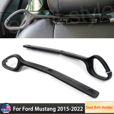 Pair Front Seat Belt Holder Extension Guide For Ford Mustang EcoBoost ...