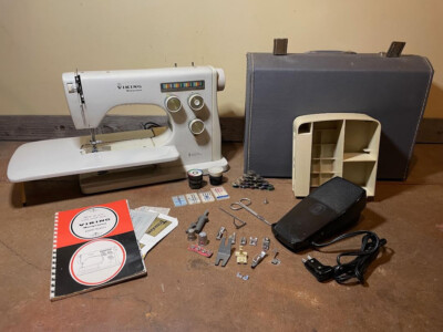 Husqvana Viking 6000 series sewing machine w/ Case Pedal Manuals | eBay