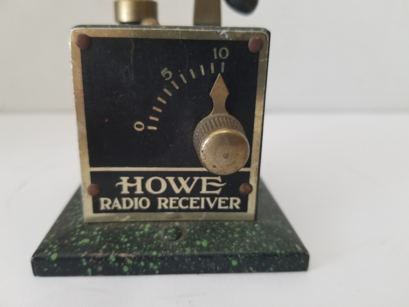 Vintage Antique Howe Crystal Radio Receiver Chicago IL USA Auto Product ...
