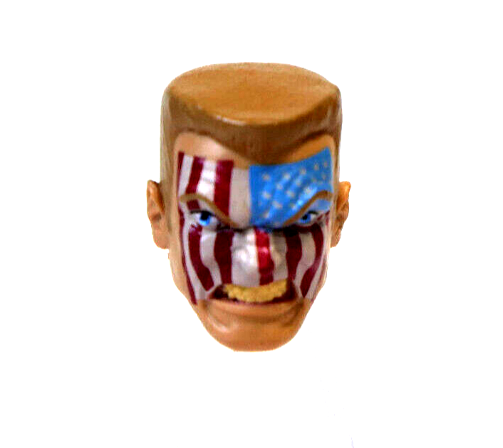 Marvel Legends Body Part Nuke Flag Painted Face Head Hasbro | eBay