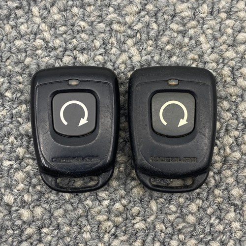 x2 CODE ALARM Key Fob Remote Keyless Entry Alarm RED LED H50T45 CATX1B ...