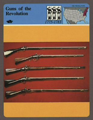 Guns of the Revolution Story of America Revolution History Card | eBay