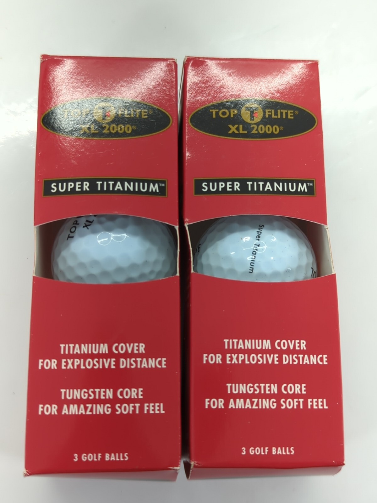 Top Flite XL 2000 Super Titanium Spalding 6 Golf Balls Vintage 2000 | eBay