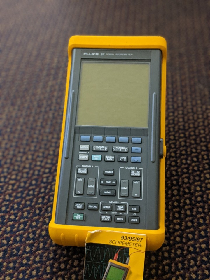 Fluke 97 ScopeMeter 50 MHz HandHeld Oscilloscope | eBay