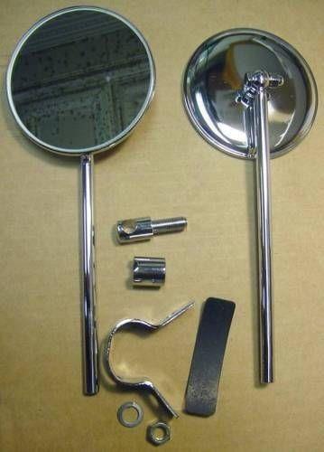 Single Mirror for Vintage Indian Motorcycle / Circular Clamp On Type ...