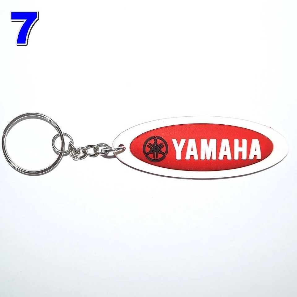 C13 Yamaha Rubber Keychain Keyring Motorcycle KeyRing Racing ...